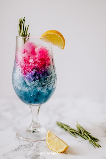 Color Changing Frozen Vodka Drink Recipe - Vega Recepten